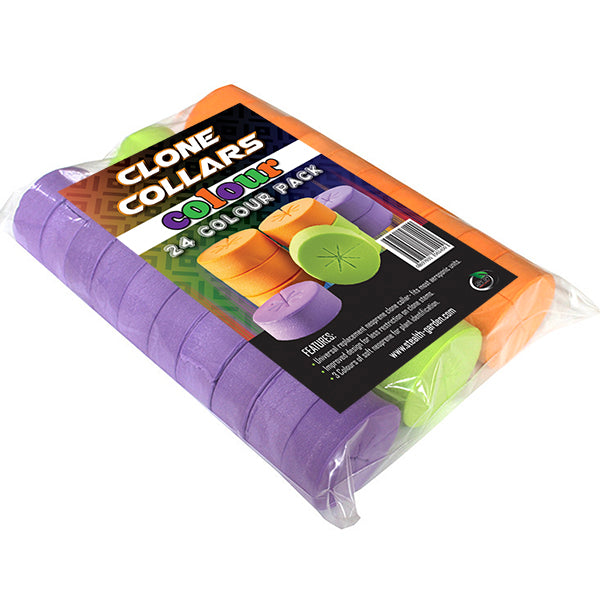 Stealth Clone Collars 24pk Mixed Colours Aeroponics – Lighthouse